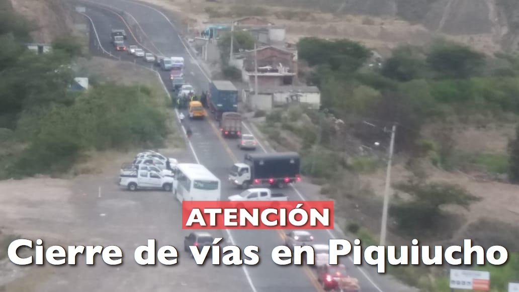 Cierre de vías en el sector de Piquiucho en el valle del Chota | Hoy en ...